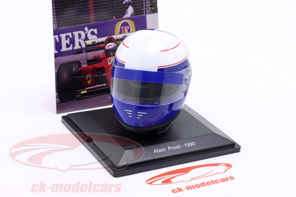 Spark 1:5 Alain Prost #1 Scuderia Ferrari F641 formule 1 1990 helm ...