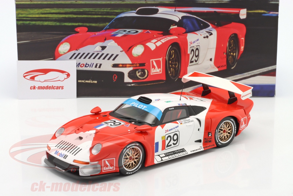 WERK83 1:18 Porsche 911 GT1 #29 24h LeMans 1997 von Gartzen, Thevenin ...