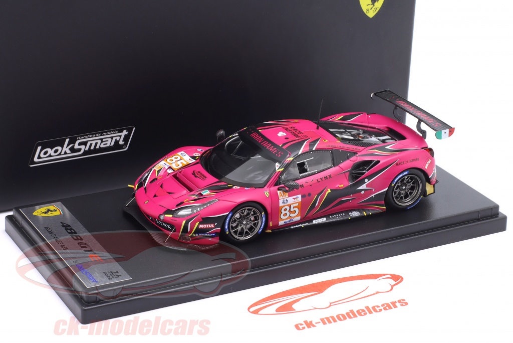 LookSmart 1:43 Ferrari 488 GTE Evo #85 24h LeMans 2022 Iron Dames ...