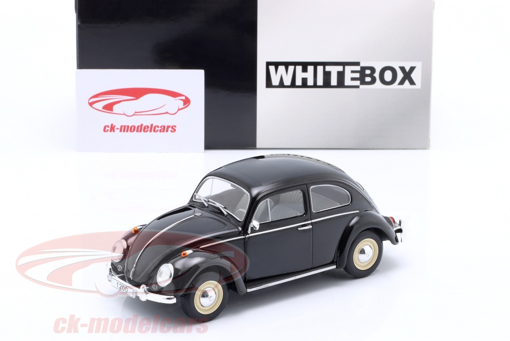WhiteBox 1:24 Volkswagen VW Käfer 1200 黑色的 1:18 WB124177 模型 汽车 WB124177 ...