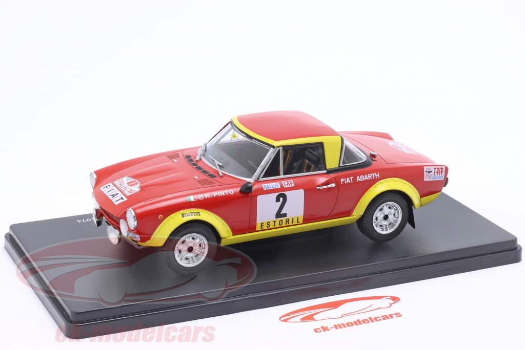 Altaya 1:24 Fiat Abarth 124 Spider #2 Sieger Rallye Portugal 1974 Pinto ...