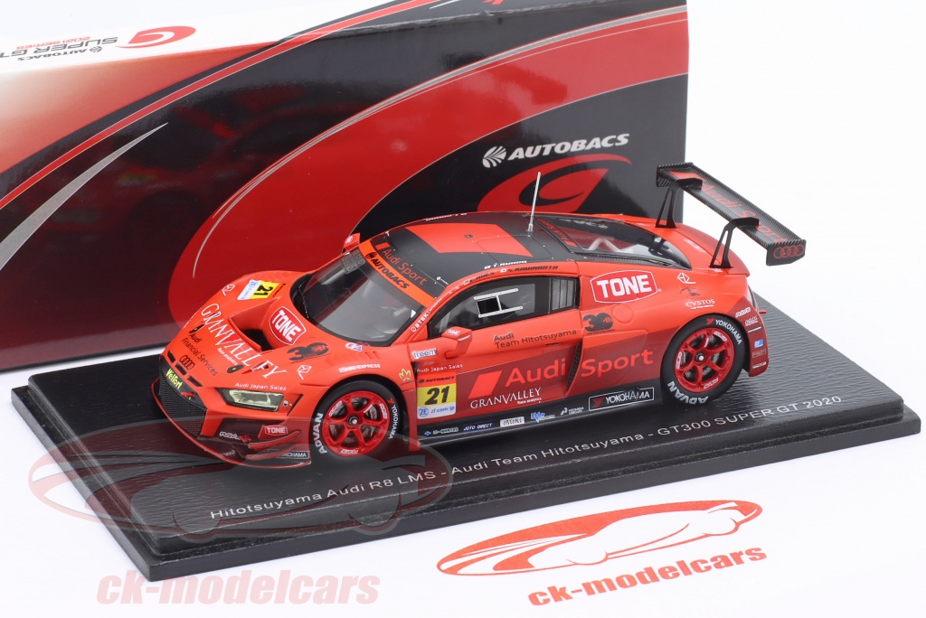 Spark 1:43 Audi R8 LMS GT3 #21 GT300 Super GT-Serie 2020 Mies, Kawabata ...