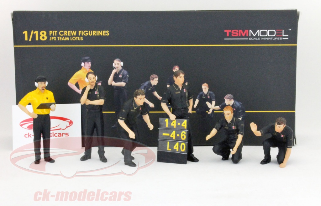 True Scale 1:18 JPS equipe Lotus de Fórmula 1 Pit Stop valores ...