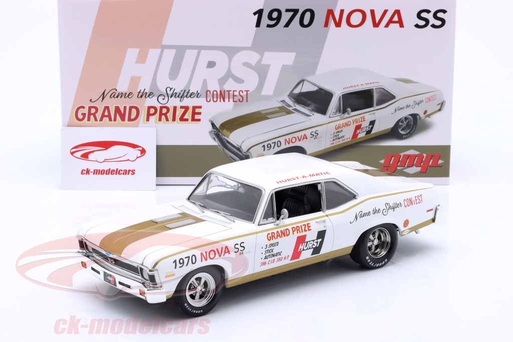 GMP 1:18 Nova SS Hurst 500 Miles Sweepstakes Año de construcción 1970 ...