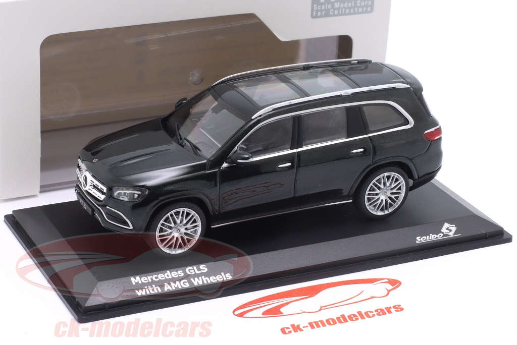 Solido 1:43 Mercedes-Benz GLS (X167) dunkelgrün mit AMG-Felgen S4303904 Modellauto S4303904 ...
