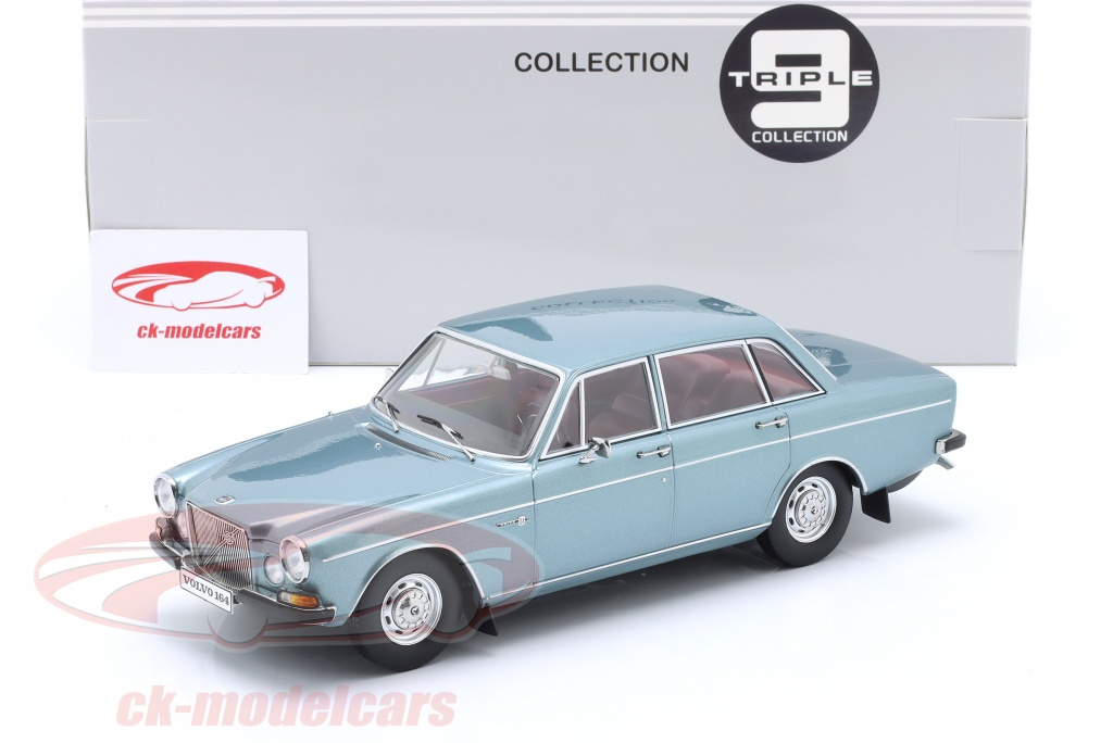 Triple9 1:18 Volvo 164 year 1970 blue T9-1800372 model car T9-1800372 ...
