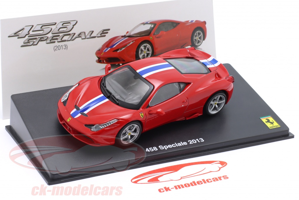 Altaya 1:43 Ferrari 458 Speciale year 2013 red ABFGT010 model car ABFGT010