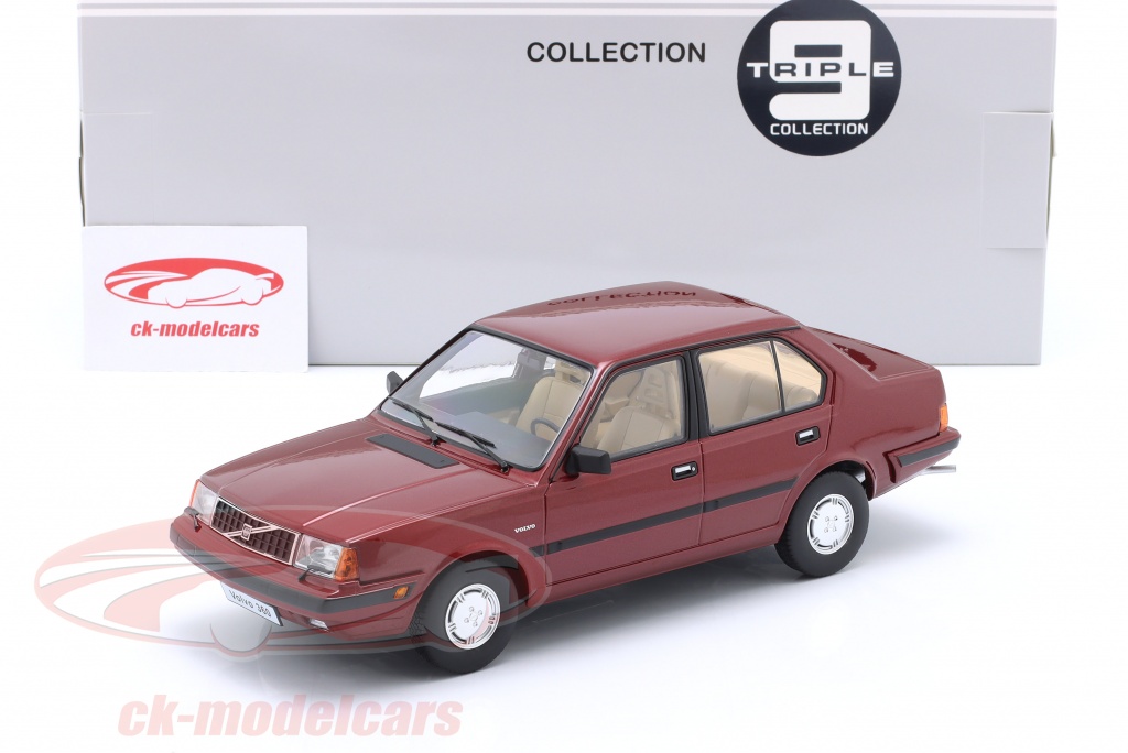 Triple9 1:18 Volvo 360 Bouwjaar 1987 donkerrood metalen T9-1800411 ...
