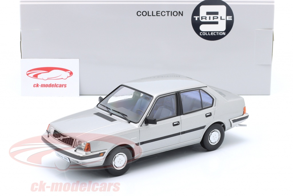 Triple9 1:18 Volvo 360 year 1987 silver grey metallic T9-1800410 model ...