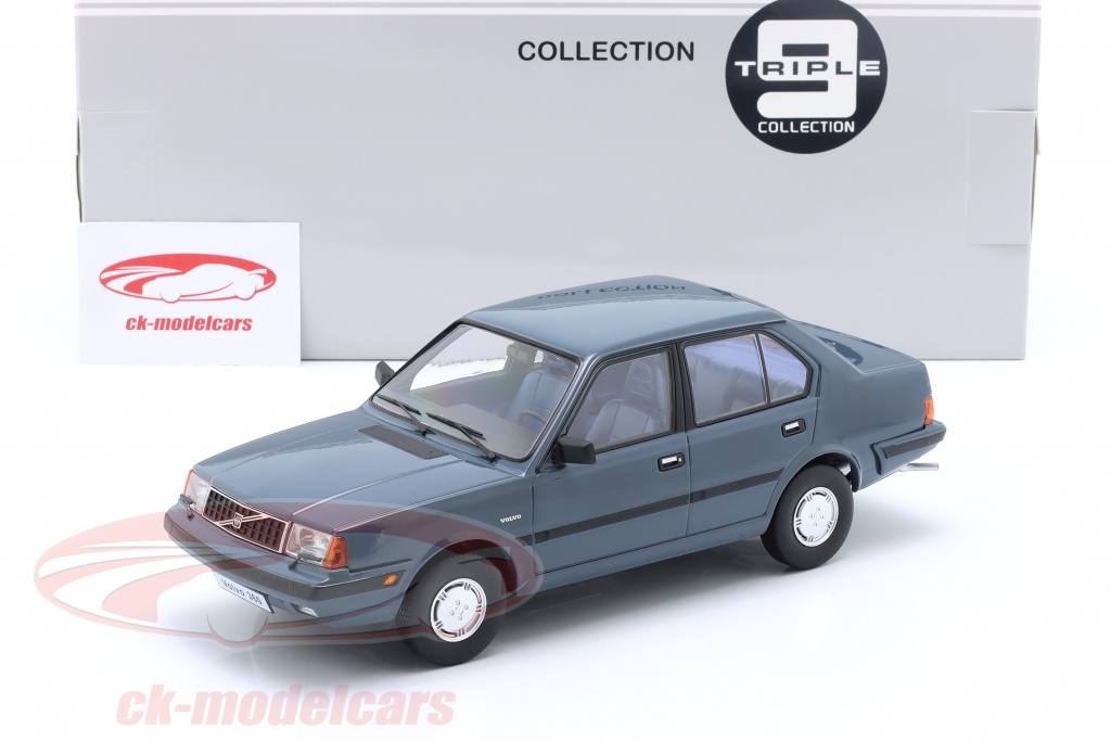 Triple9 1:18 Volvo 360 year 1987 blue-gray T9-1800414 model car T9-1800414 690000018204