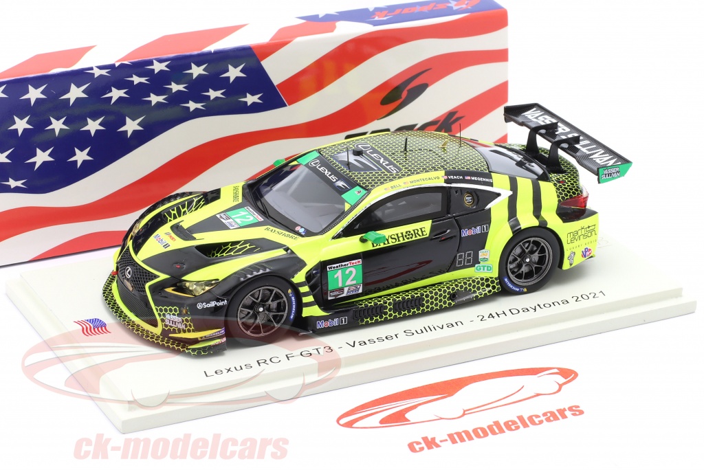 Spark 1:43 Lexus RCF GT3 #12 24h Daytona 2021 Vasser Sullivan Racing ...