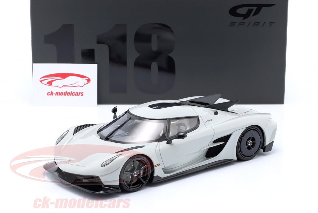 GT-SPIRIT 1:18 Koenigsegg Jesko Absolut Año de construcción 2022 gris ...