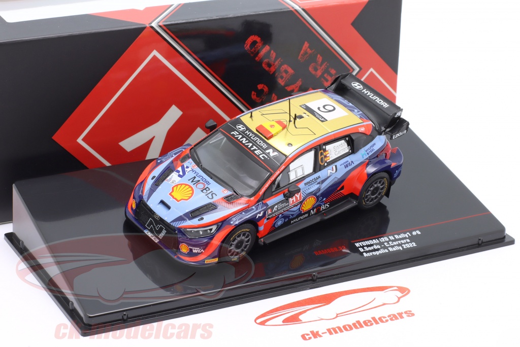 Ixo 1:43 Hyundai i20 N Rally1 #6 3rd Rallye Akropolis 2022 Sordo ...
