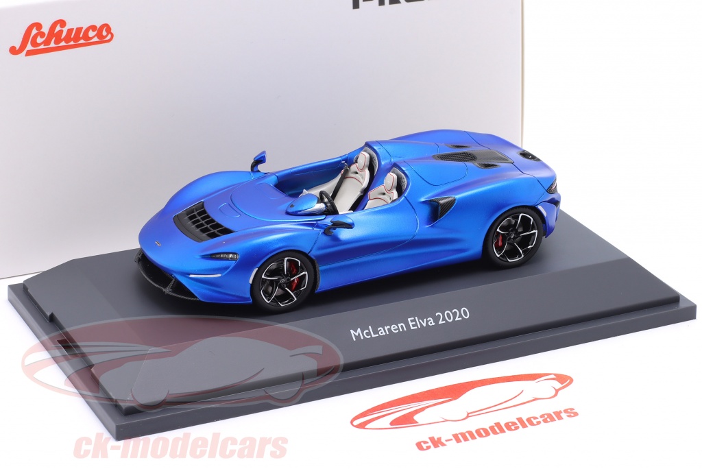 Schuco 1:43 McLaren Elva 建設年 2020 曇った 青 450926600 モデル 車 450926600 9581677192669