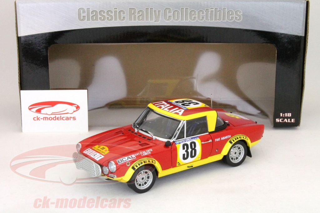 Sun Star Models 1:18 Fiat 124 Abarth № 38 Восточно-Африканского ралли ...