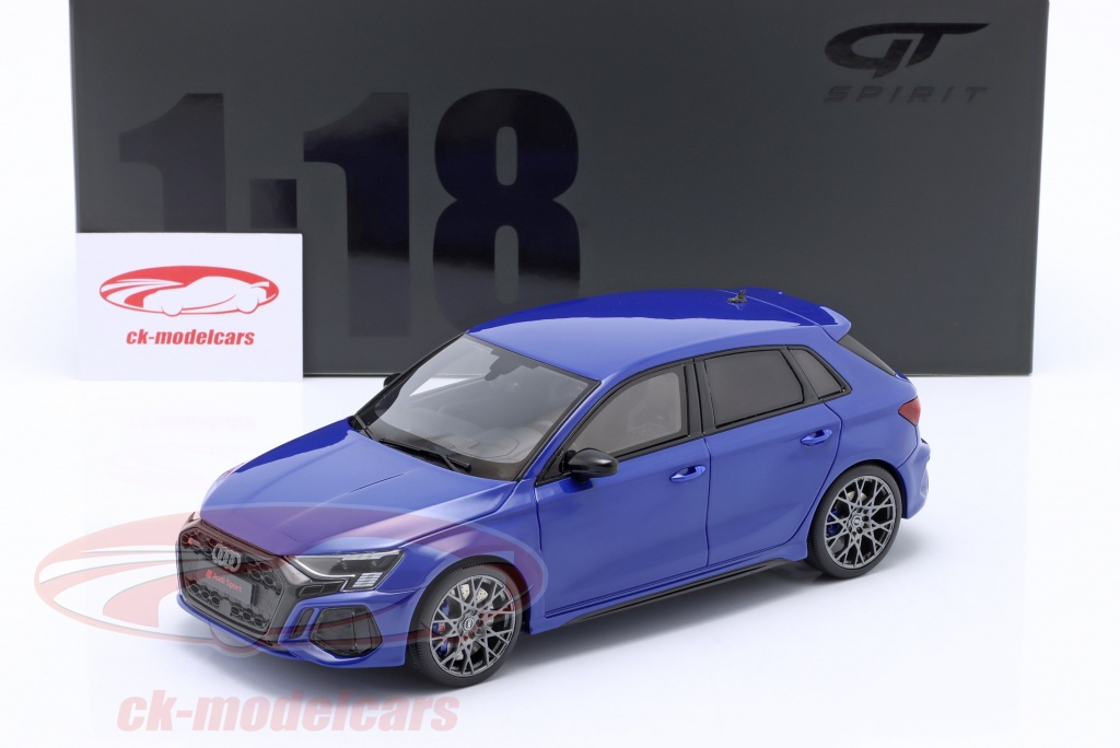 GT-SPIRIT 1:18 Audi RS 3 Sportback Ano de construção 2022 nogaro azul ...