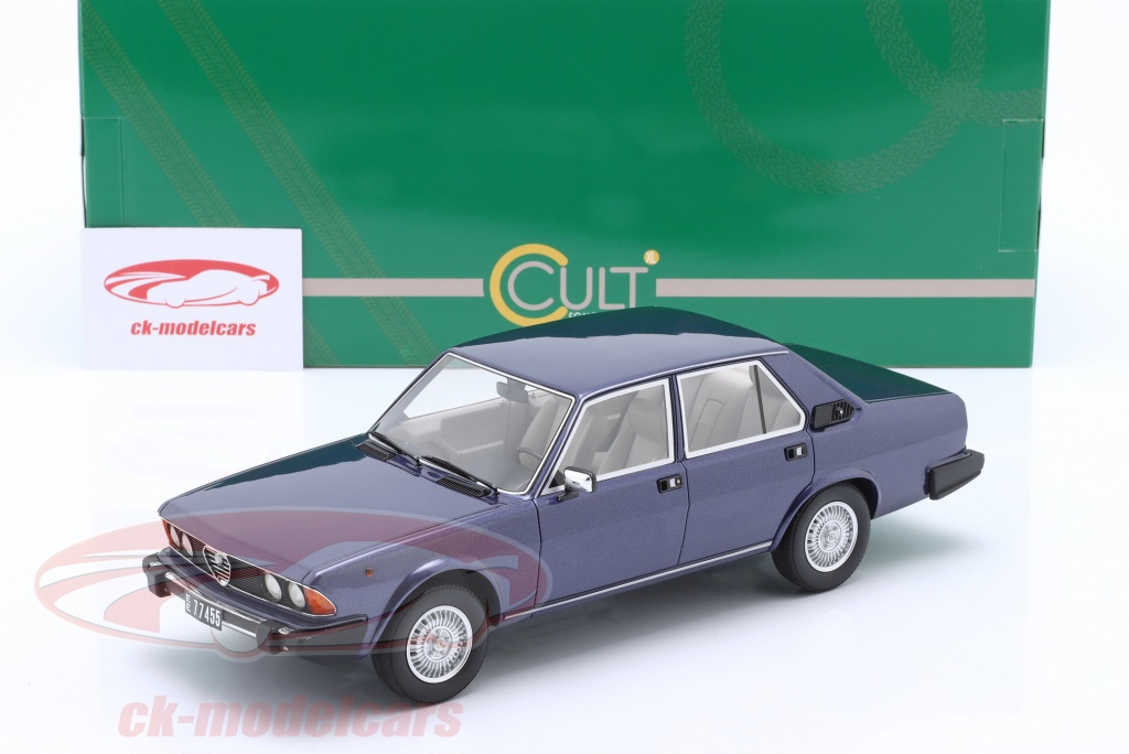 Cult Scale Models 1:18 Alfa Romeo Alfa 6 2.5 (Typ 119) 1979-83 blau ...