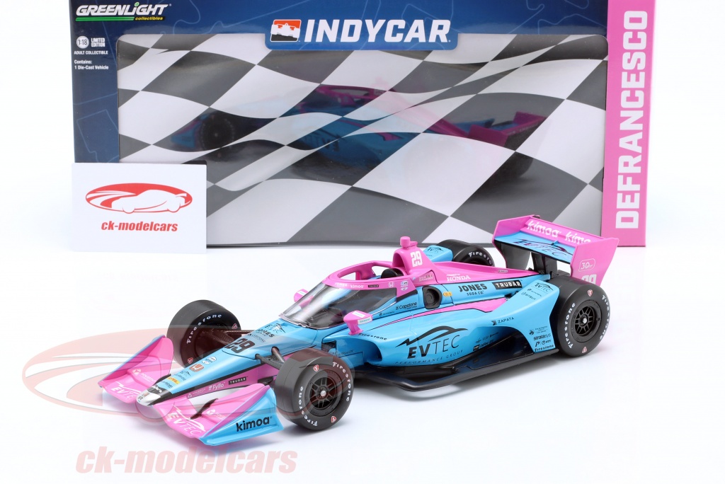 Greenlight 1:18 Devlin DeFranceso Honda #29 IndyCar Series 2023 Groen ...