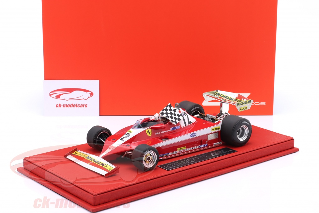 GP Replicas 1:18 G. Villeneuve Ferrari 312T3 #12 vinder canadisk GP ...
