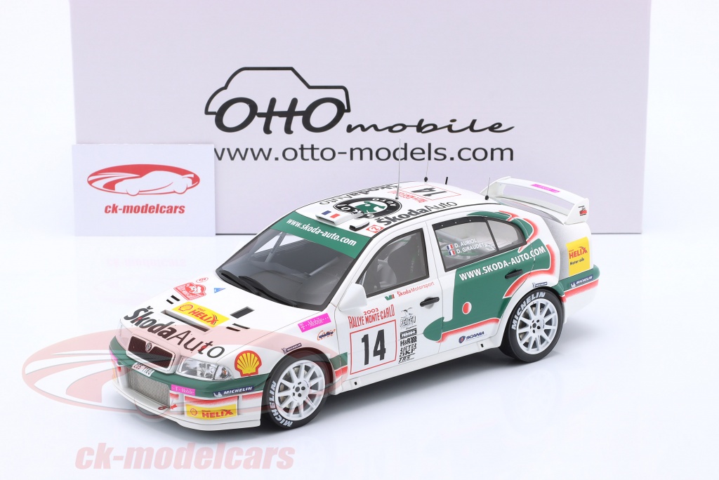 Ottomobile 1:18 Skoda Octavia WRC #14 verzameling Monte Carlo 2003 ...