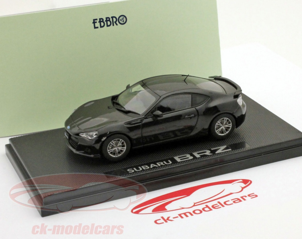 Ebbro 1:43 Subaru BRZ Año 2012 schwarz / negro 44780 modelo coche 44780 4526175447809