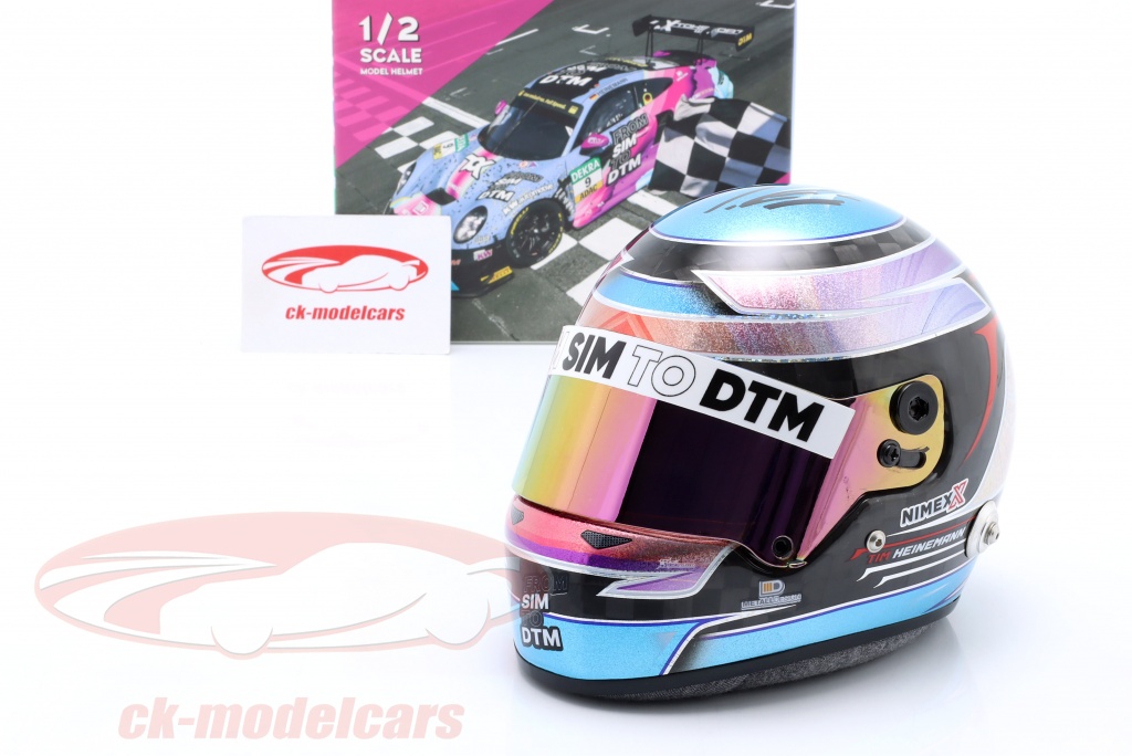 1:2 Tim Heinemann Porsche 911 GT3 R #9 DTM 2023 Toksport WRT helmet ...