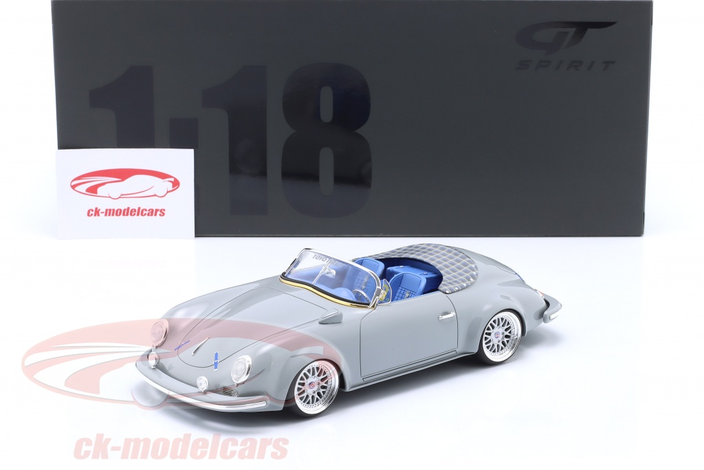 GT-SPIRIT 1:18 Porsche 356 Speedster S-Klub Outlaw 2019 Серый GT409 ...