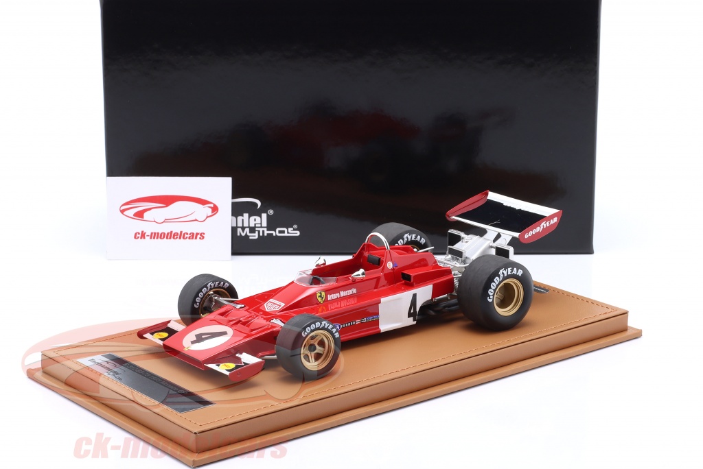 Tecnomodel 1:18 Arturo Merzario Ferrari F1 312 B3-73 #4 Монако GP ...