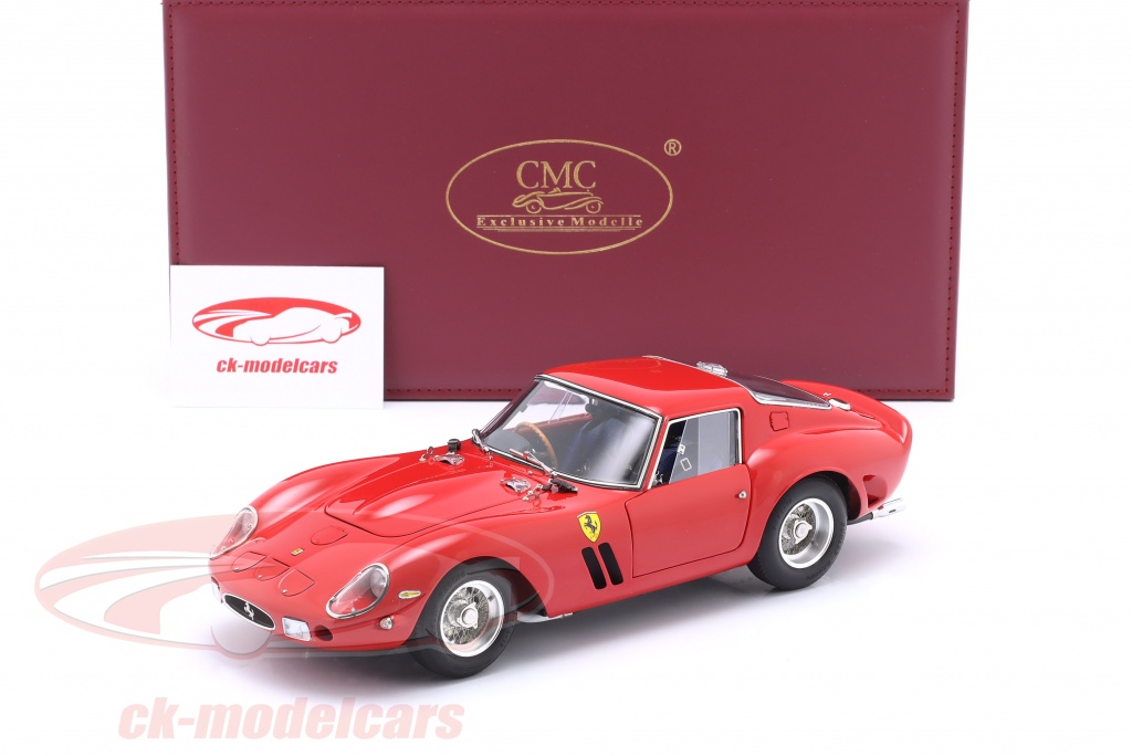 CMC 1:18 Ferrari 250 GTO RHD London Motor Show 1962 Ron Fly M-256 ...