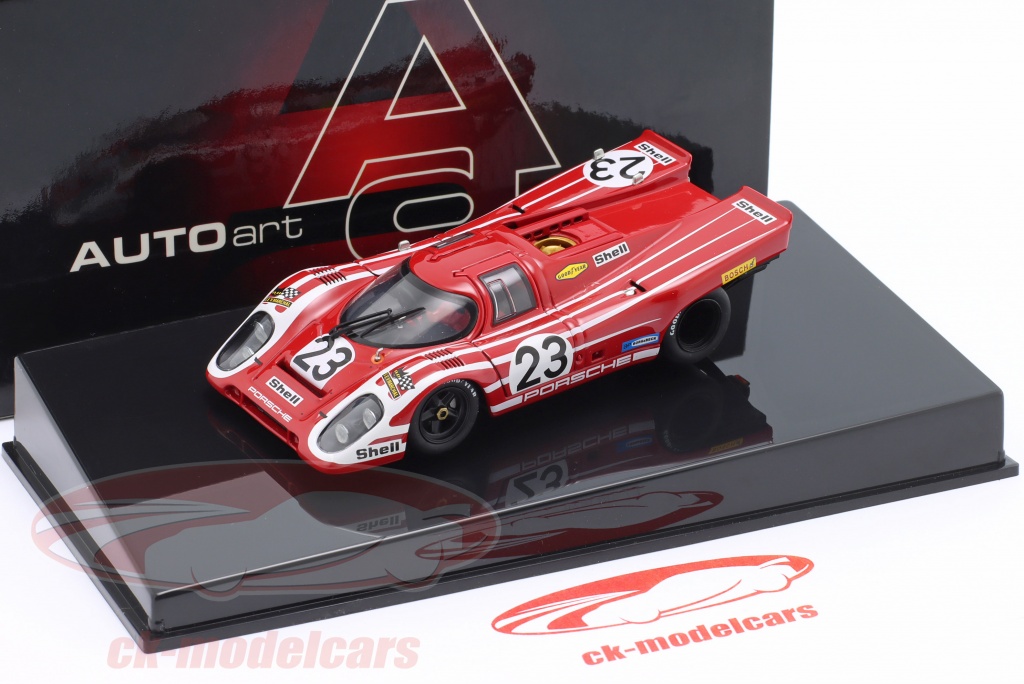 AUTOart 1:43 Porsche 917K #23 winnaar 24h LeMans 1970 Attwood, Herrmann ...
