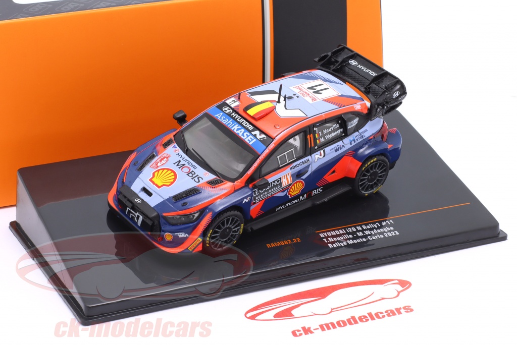 Ixo 1:43 Hyundai i20 N Rally1 #11 3rd Rallye Monte Carlo 2023 Neuville ...