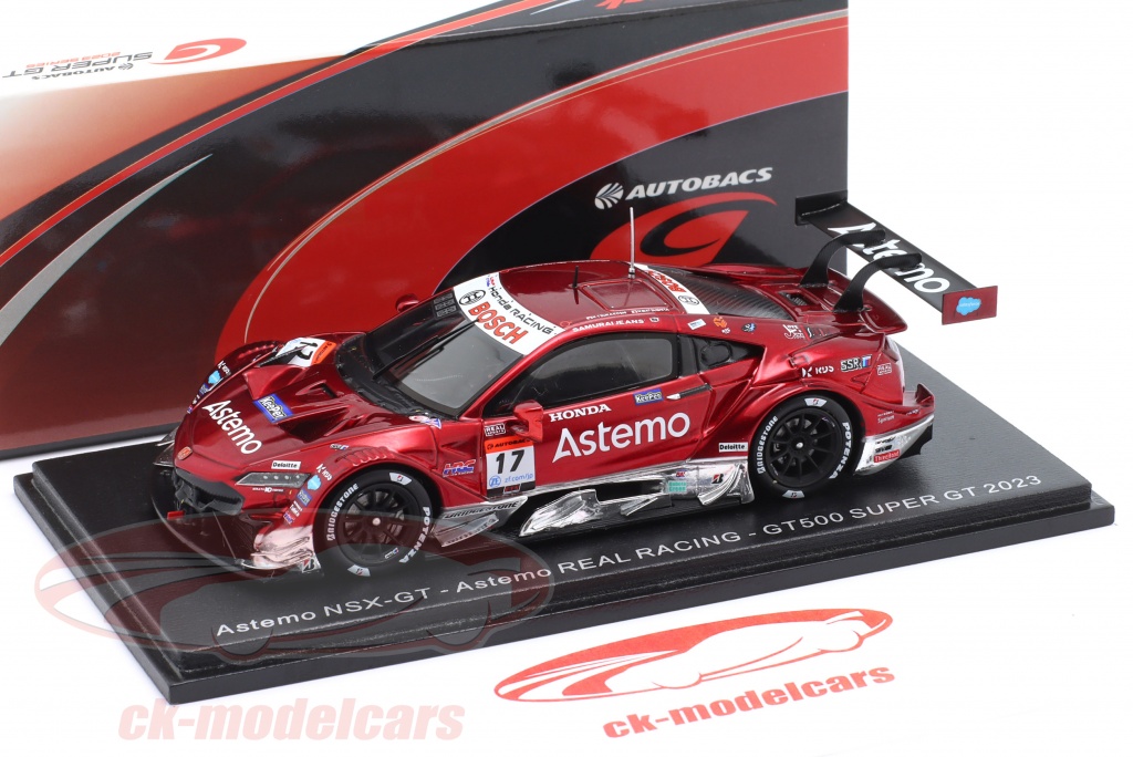 Spark 1:43 Honda NSX-GT #17 Super GT Series 2023 Tsukakoshi, Matsushita ...