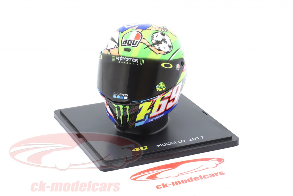 Spark 1:5 Valentino Rossi #46 4th MotoGP Mugello 2017 helmet Editions ...