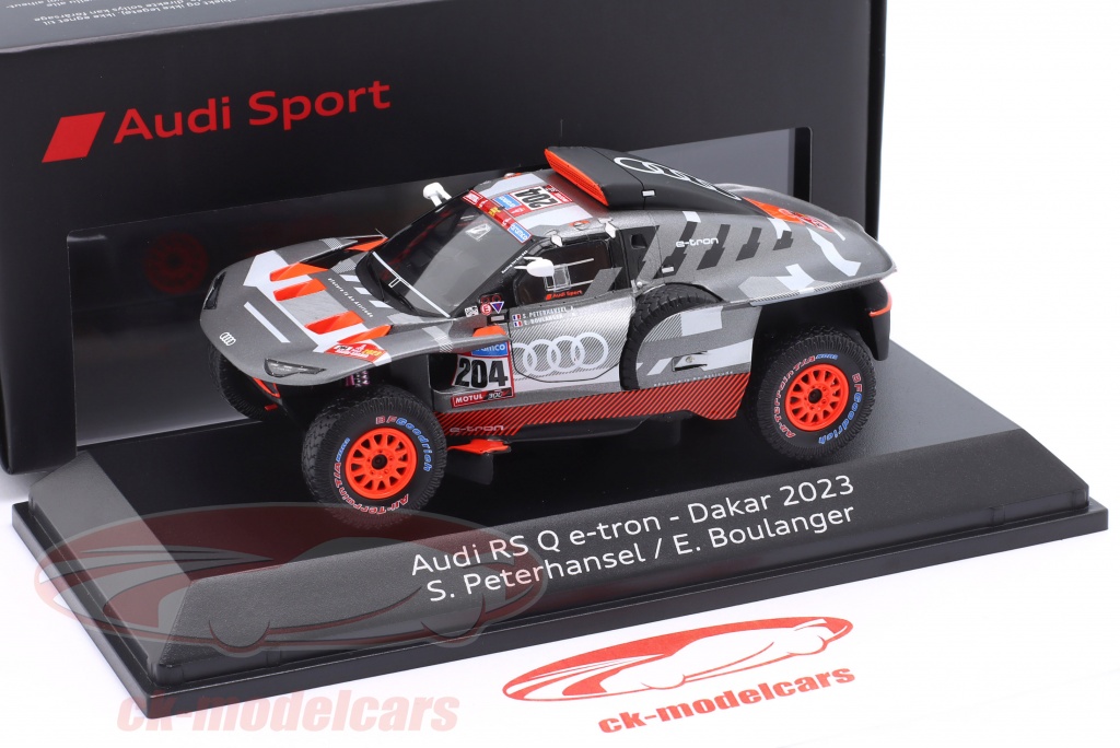 Spark 1:43 Audi RS Q e-tron E2 #204 Rallye Dakar 2023 Peterhansel ...