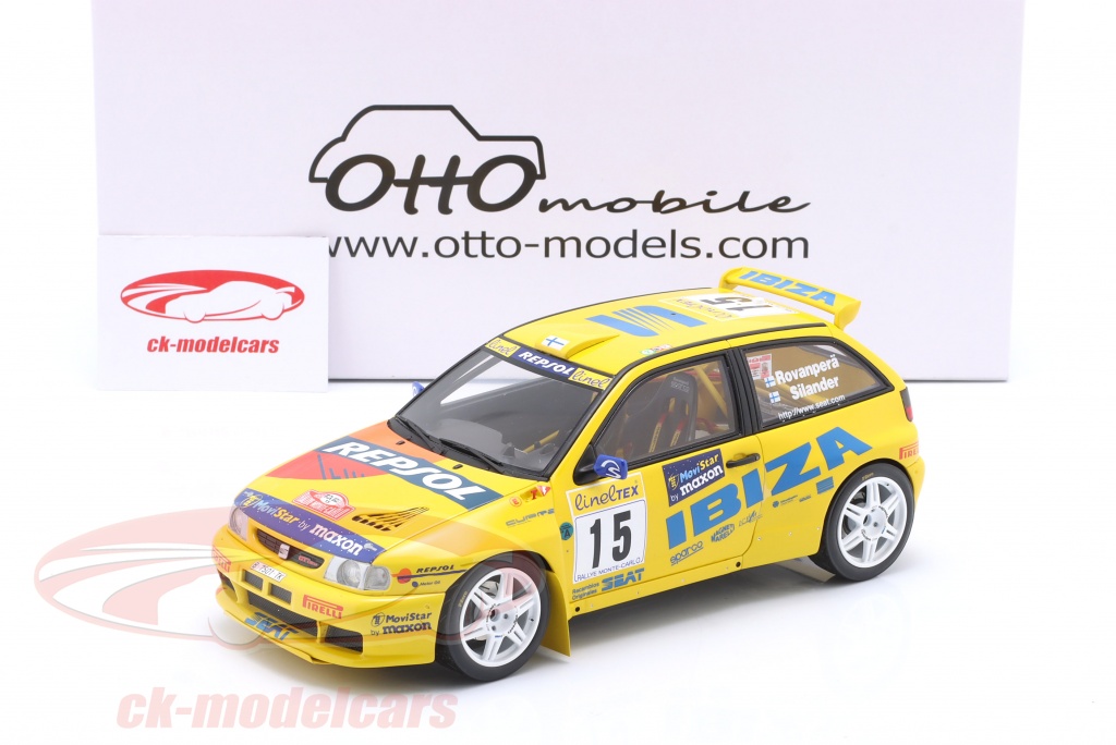 Ottomobile 1:18 Seat Ibiza Kit Car #15 Rallye Monte Carlo 1998 ...