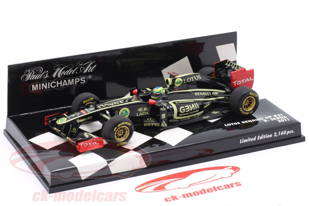 Minichamps 1:43 Bruno Senna Lotus Renault R31 GP Formel 1 2011 ...