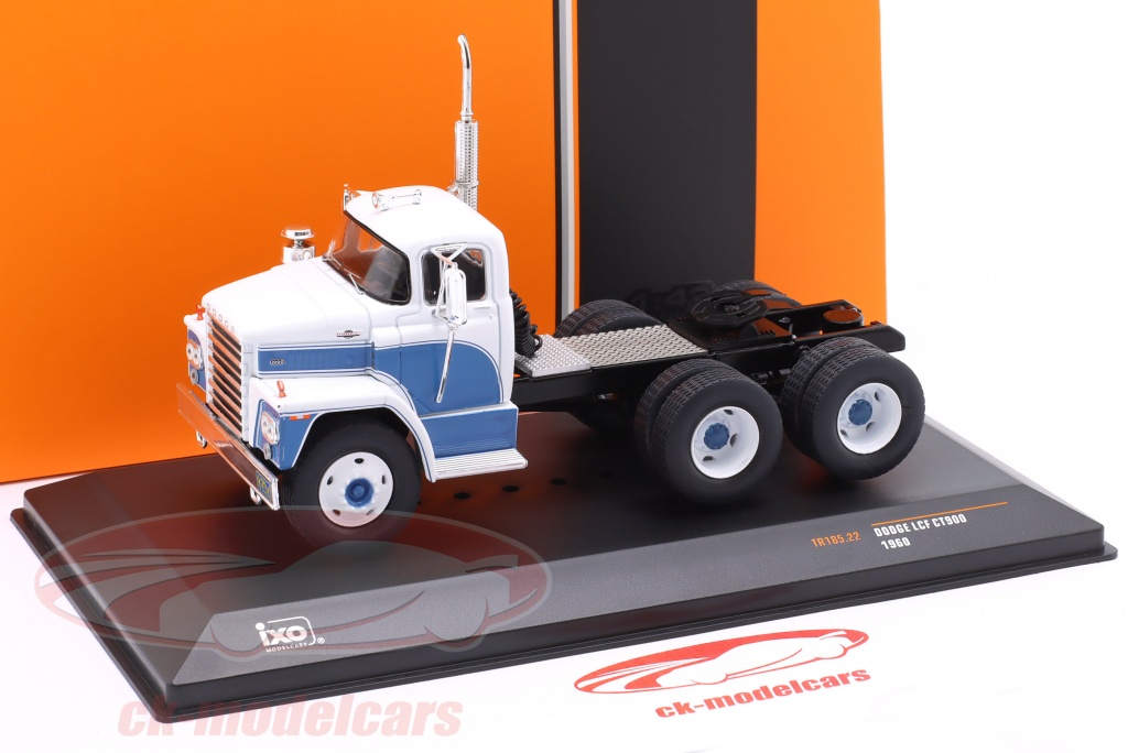 Ixo 1:43 Dodge LCF CT900 SZM year 1960 white / blue TR185.22 model car ...