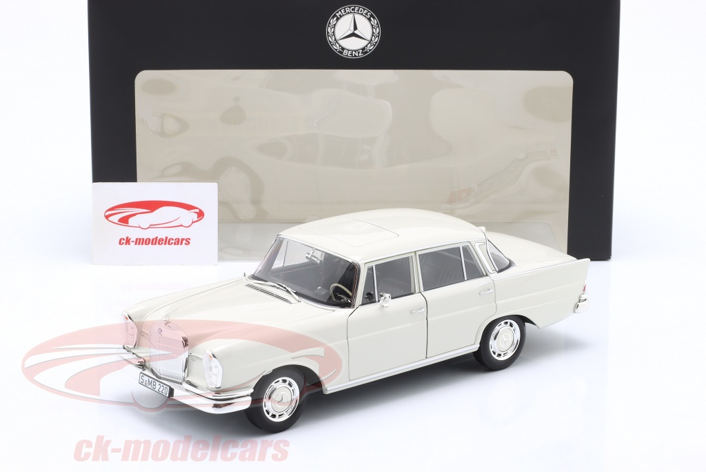 Norev 1:18 Mercedes-Benz 220 S (W111) Baujahr 1959 weißgrau B66041218 ...