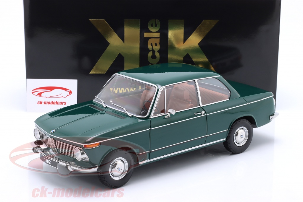 KK-Scale 1:12 BMW 1802 1. series year 1967 green KKDC120083 model car ...