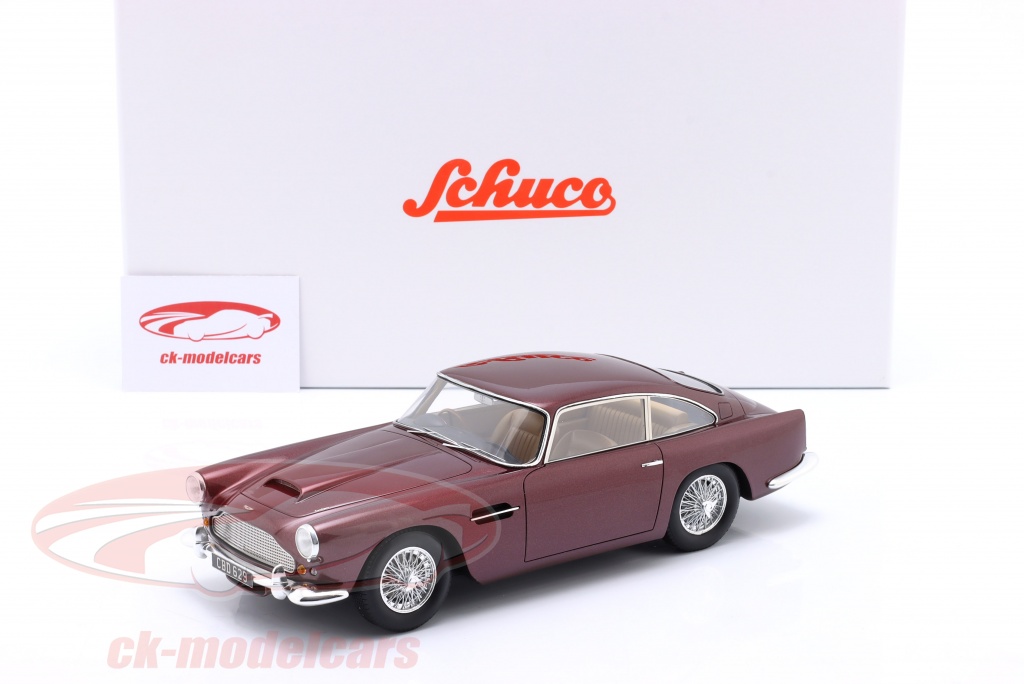 Schuco 1:18 Aston Martin DB4 MK2 Baujahr 1960 weinrot 450065000 ...