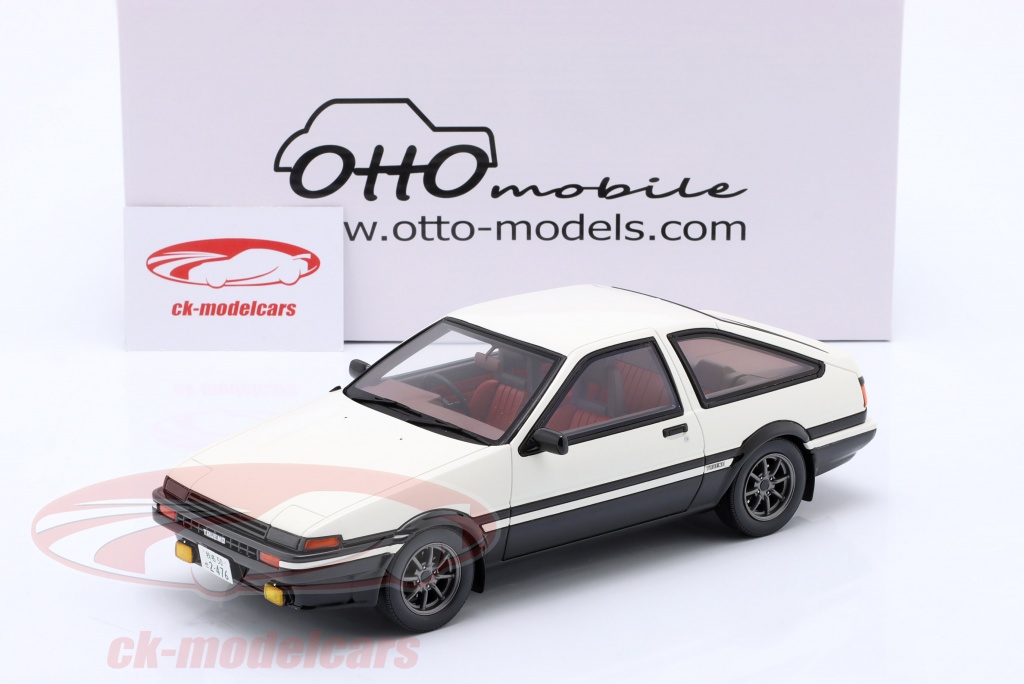 Ottomobile 1:18 Toyota Sprinter Trueno AE86 year 1985 white OT444 model ...