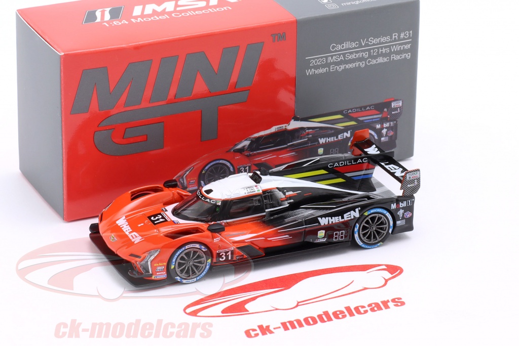 BBR Models 1:64 Cadillac V-Series.R #31 Winner 12h Sebring 2023 Sims ...