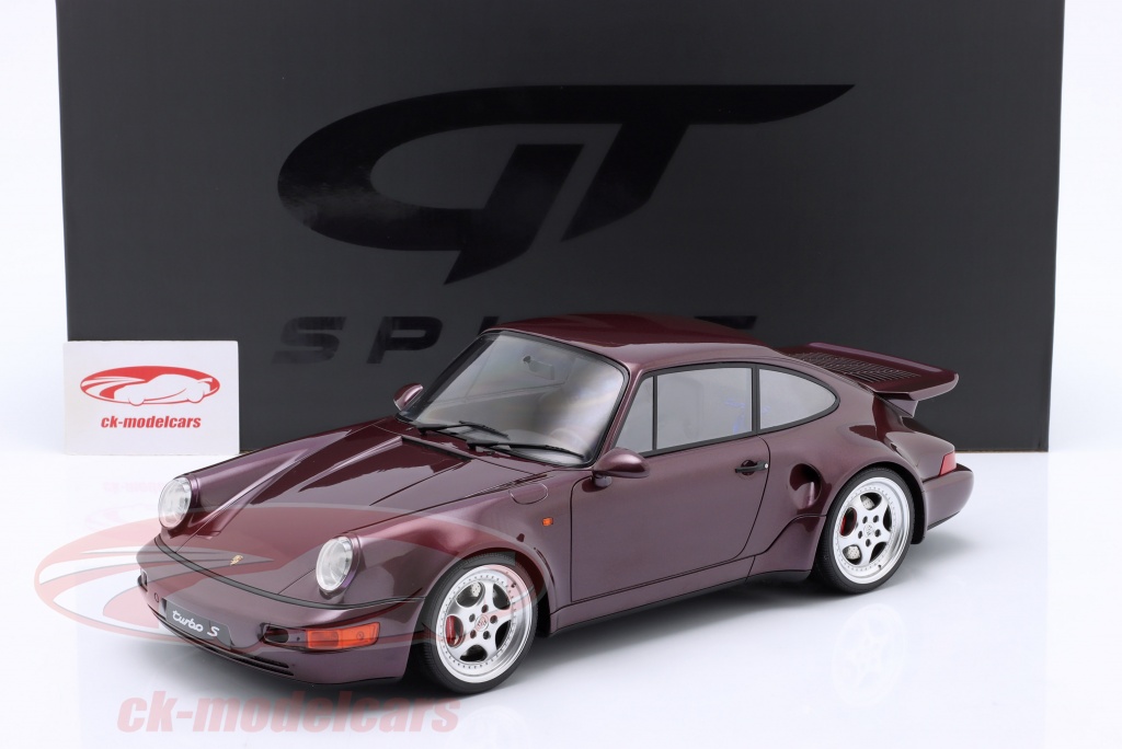 GT-SPIRIT 1:12 Porsche 911 (964) Turbo S Coupe Bouwjaar 1992 paars ...