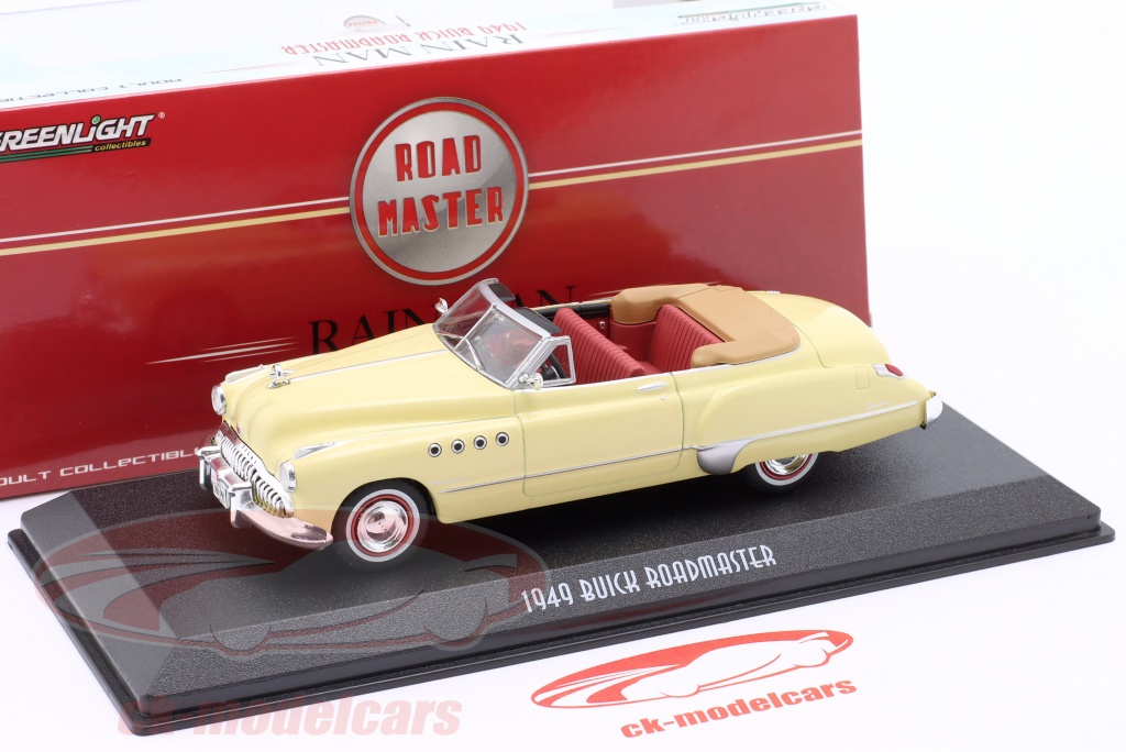 Greenlight 1:43 Buick Roadmaster 1949 Movie Rain Man (1988) beige 86618 ...
