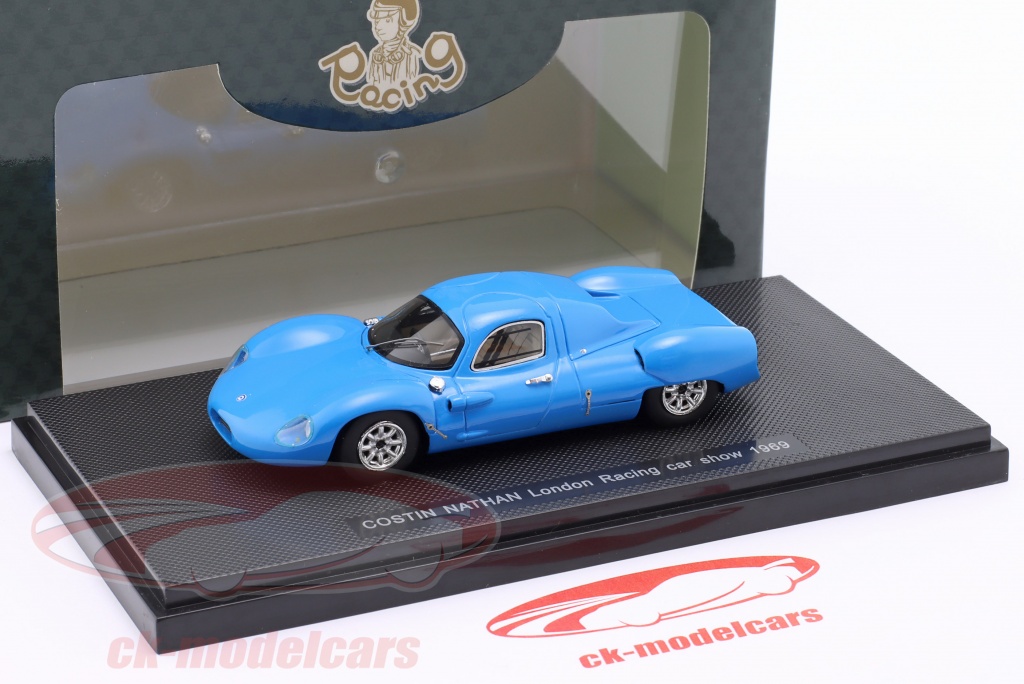 Ebbro 1:43 Costin Nathan London Racing Car Show 1969 blue 44905 model ...