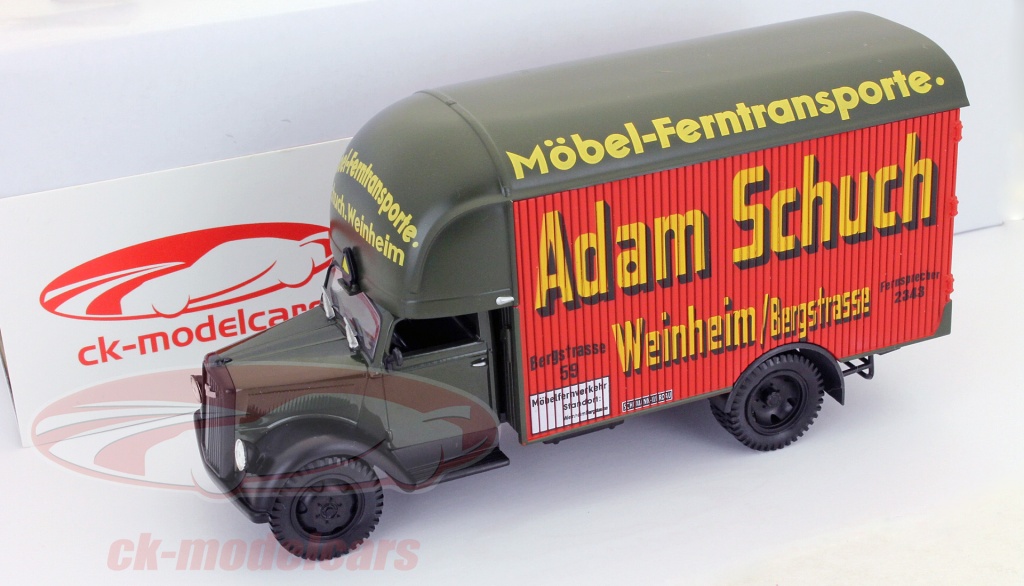 Ixo 1:43 Opel Blitz furniture - remote transport Adam Schuch CK9991184 ...