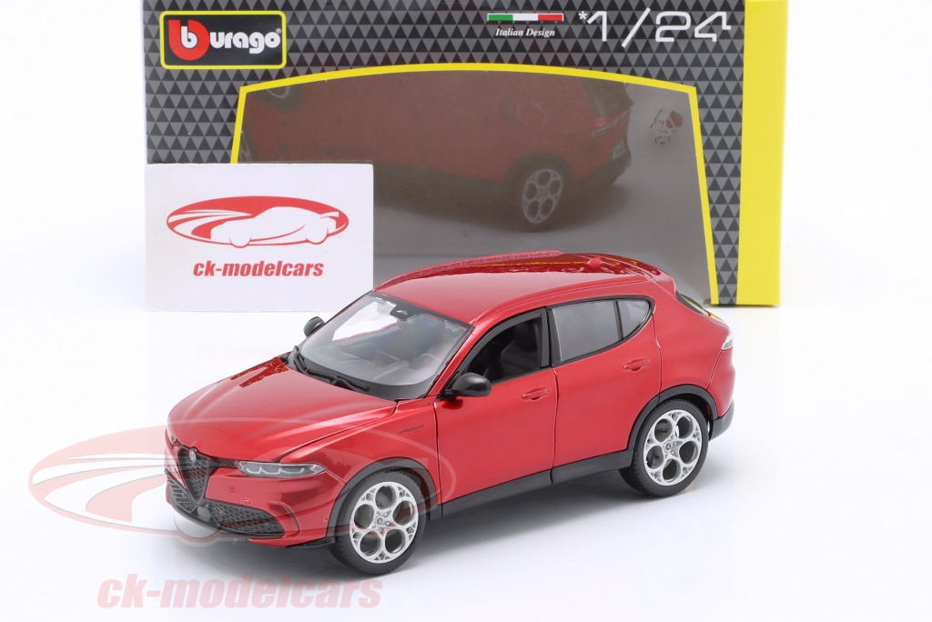 Bburago 1:24 Alfa Romeo Tonale SUV year 2022 red 18-21109 model car 18-21109 4893993211098