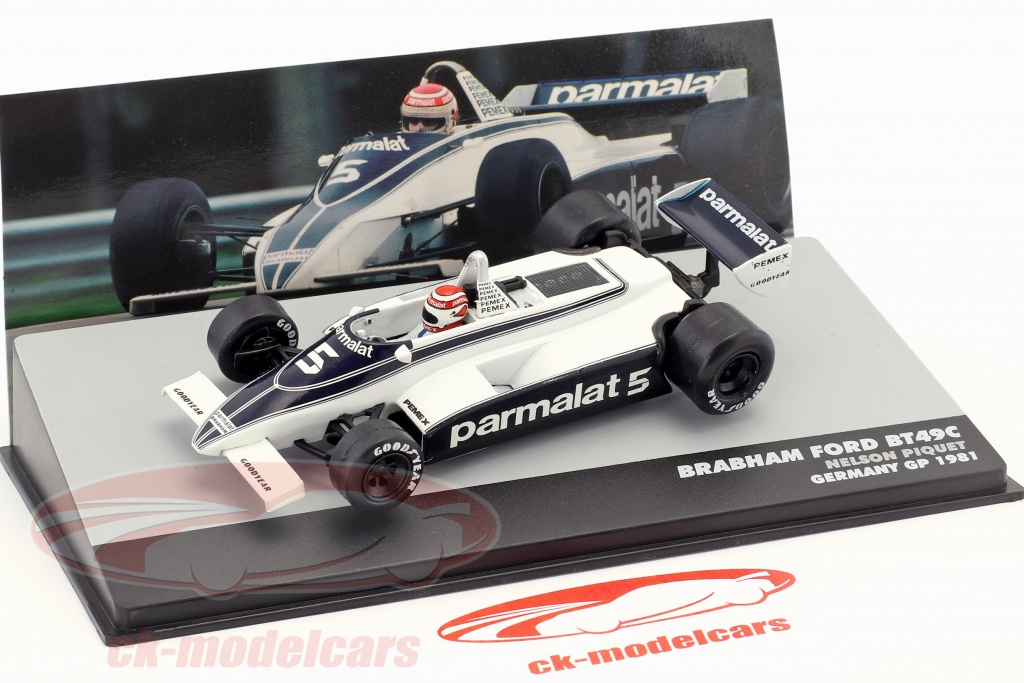 Altaya 1:43 Brabham BT49C #5 World champion Germany GP formula 1 1981 ...