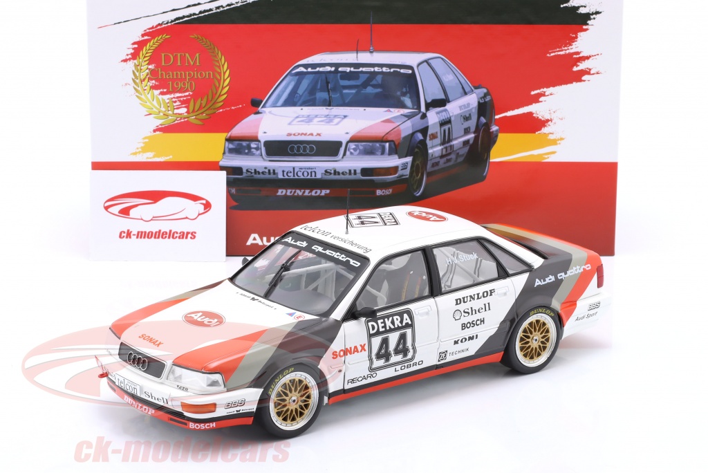 WERK83 1:18 Audi V8 Quattro #44 DTM kampioen 1990 Hans-Joachim Stuck ...