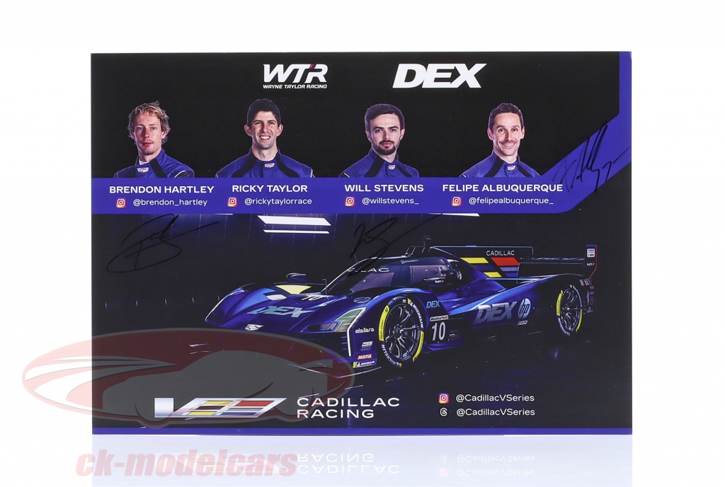 Cadillac V-Series.R #10 24h Daytona 2025 Cadillac Racing autograph card ...